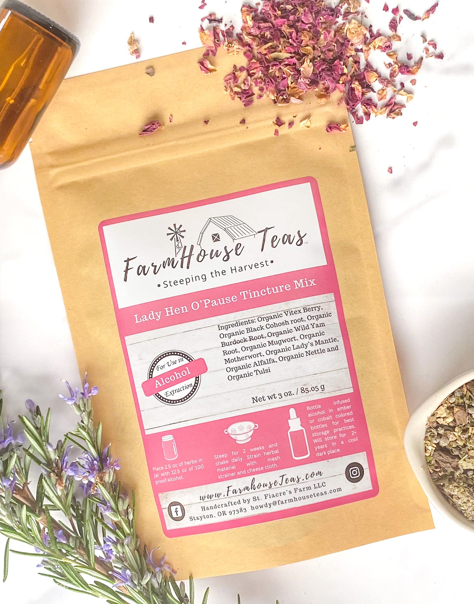 Lady Hen O’Pause Tincture Mix – Hand-Blended Herbs for Traditional ...