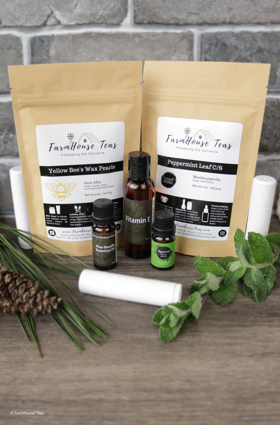 Peppermint & Pine Salve Bundle | Homesteading Family – Farmhouse Teas