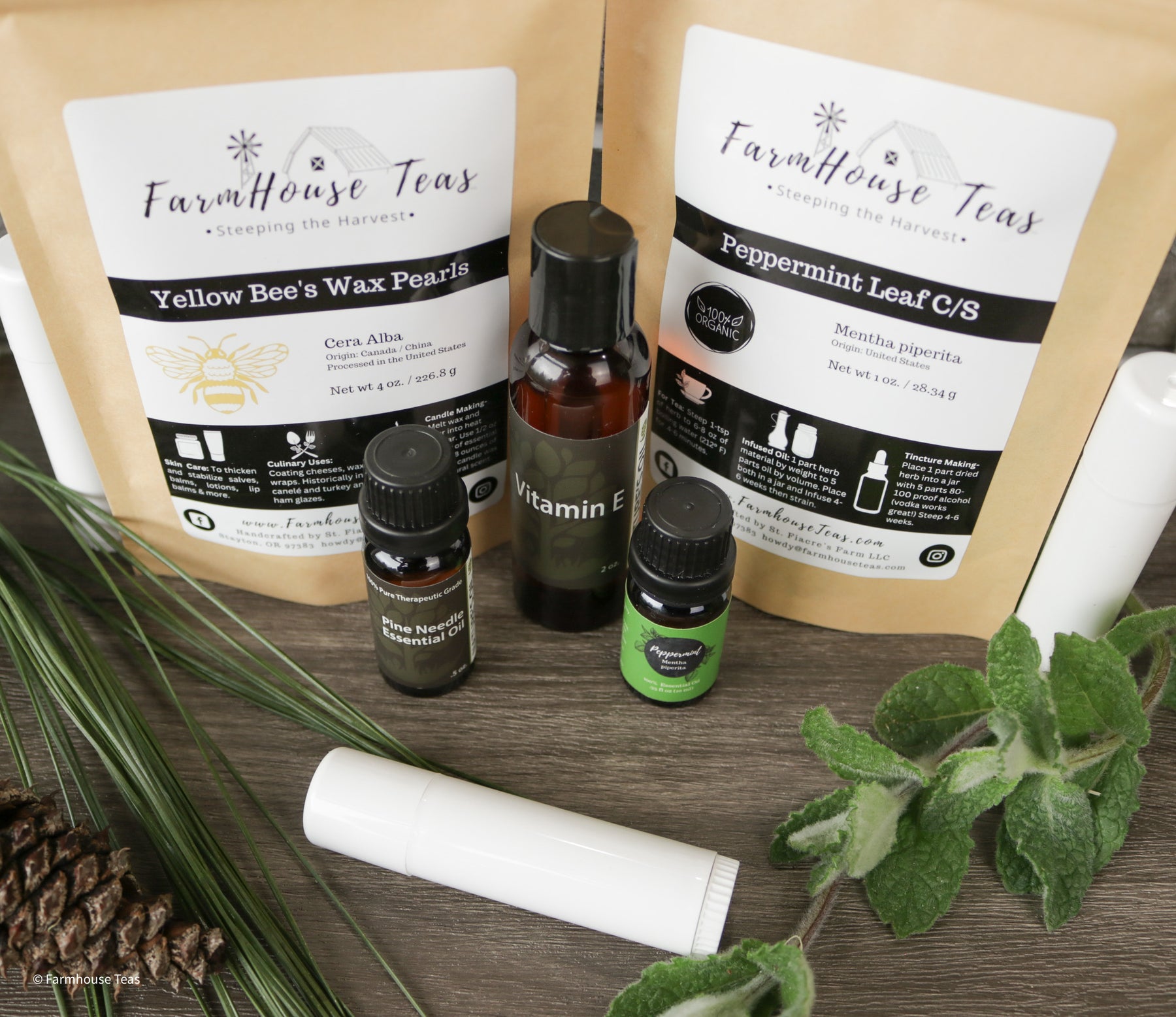 Peppermint & Pine Salve Bundle | Homesteading Family – Farmhouse Teas