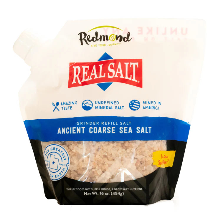Sea Salt – Redmond’s Real Salt, Unrefined Fine or Coarse Grain ...