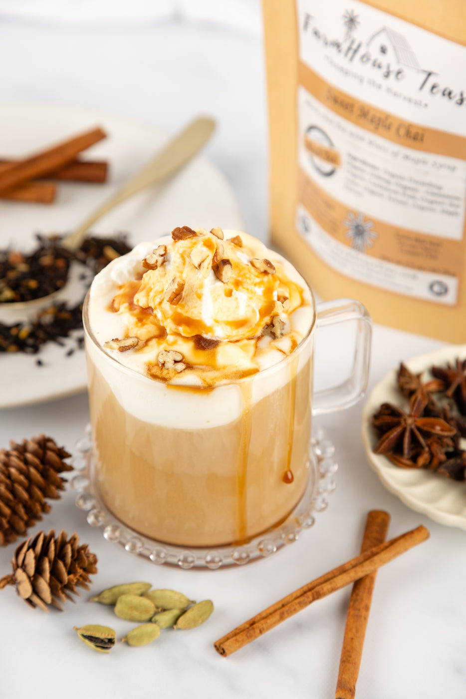 Sweet Maple Chai Loose Leaf Tea - Cozy Spiced Blend – Farmhouse Teas