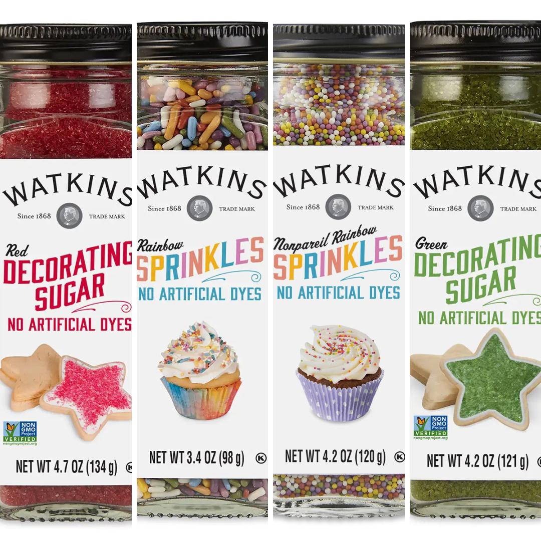 Dye-Free Sprinkles – Naturally Colored Baking Toppings by The Watkins ...