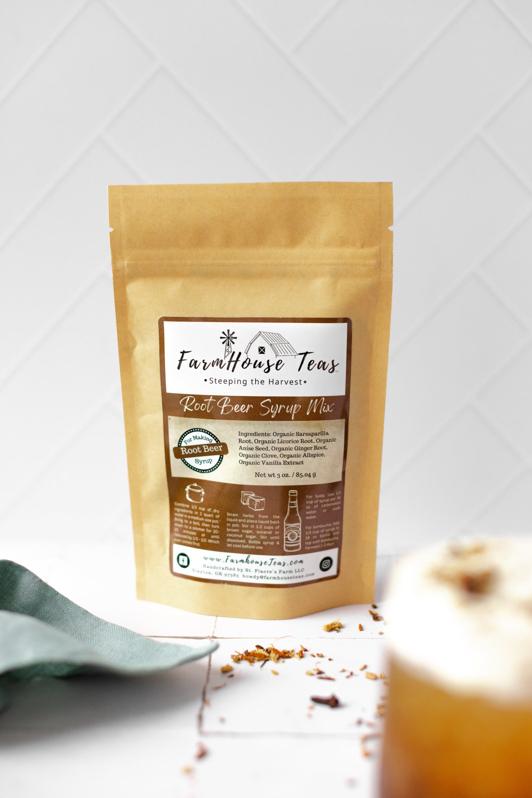 Root Beer Syrup Mix | Soda Mix – Farmhouse Teas