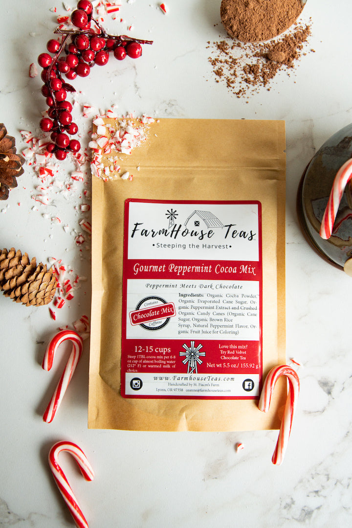 Gourmet Peppermint Cocoa Mix – Seasonal Drinking Chocolate with Candy ...