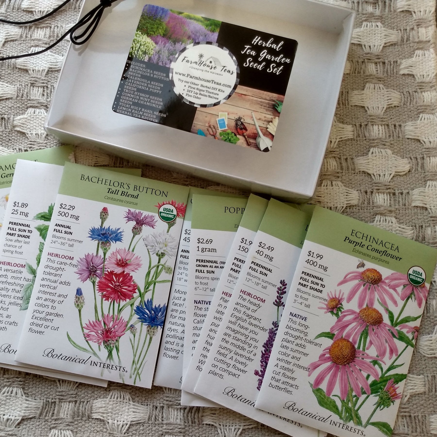 Tea Garden Seed Set & E-Book – Grow & Blend Your Own Herbal Tea Garden ...