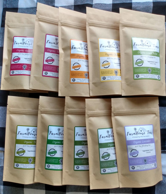 Tea Blending Kit – 10 Organic Herbs for Custom Loose Leaf Tea Blends ...