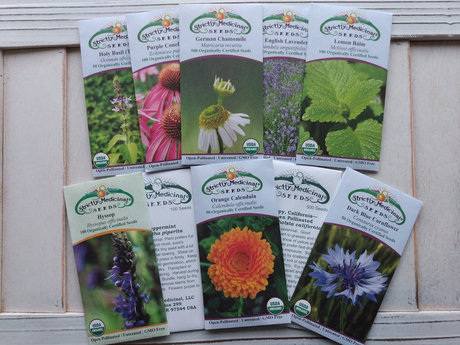 Tea Garden Seed Set & E-Book – Grow & Blend Your Own Herbal Tea Garden ...