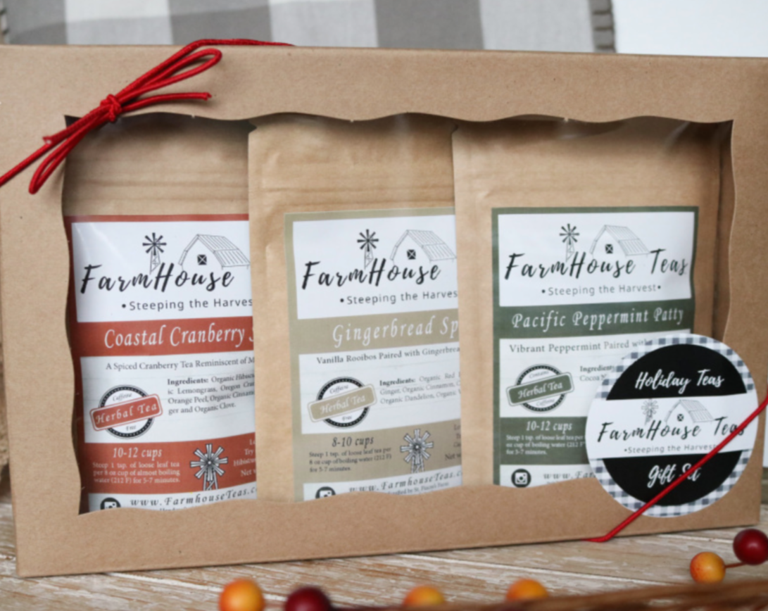 Holiday Trio Loose Leaf Tea Gift Set – Gingerbread, Cranberry ...