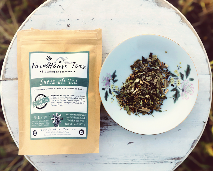 Sneez-ali-tea Organic Herbal Tea – Farmhouse Teas