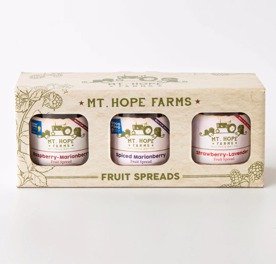 Oregon Berry Trio by Mt. Hope Farms – Gourmet Fruit Spread Gift Set ...