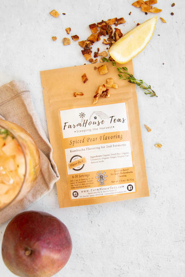 Spiced Pear | Kombucha Flavoring – Farmhouse Teas